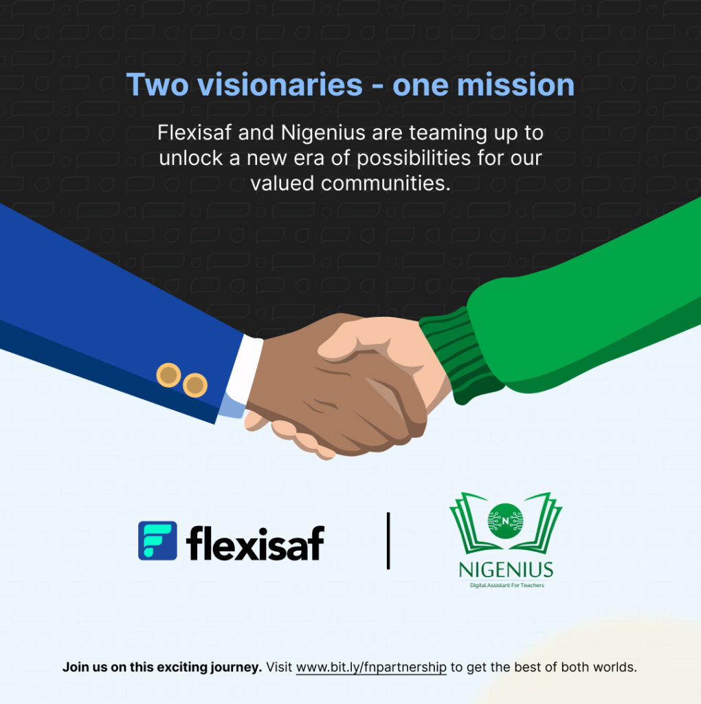 FlexiSAF & Nigenius Bridges the Gap for Schools, Educators & Tutors